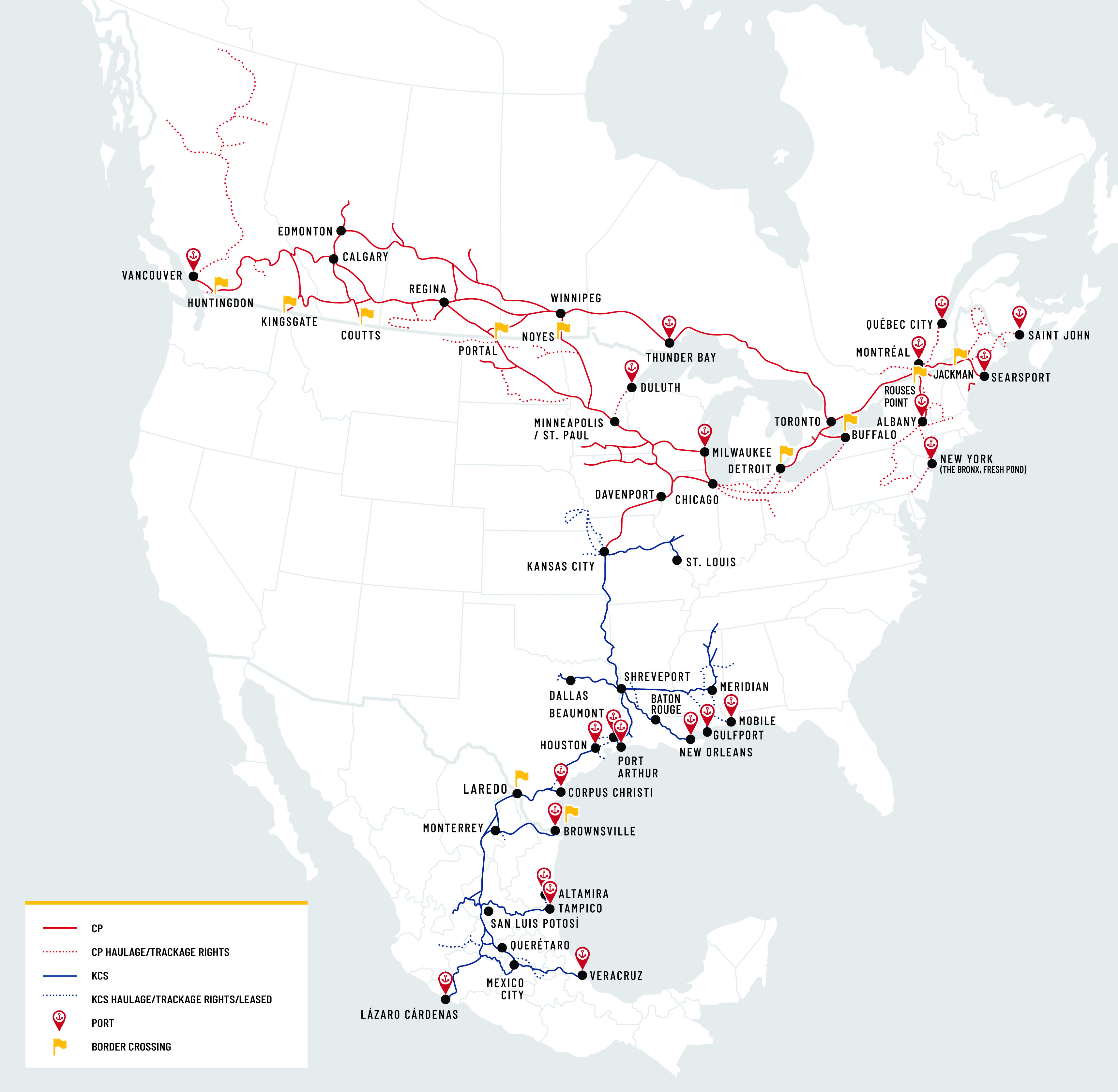 Canadian Pacific and Kansas City Southern Agree to Combine to Create ...